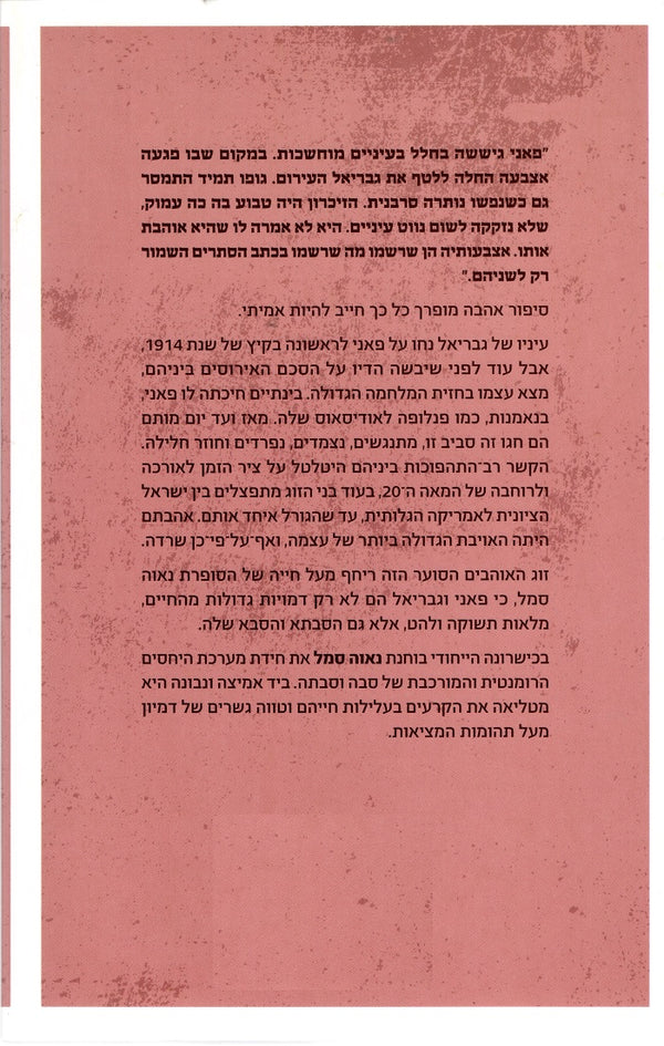 Fanny and Gabriel - Nava Semel (Book in Hebrew) - Shop Online ...